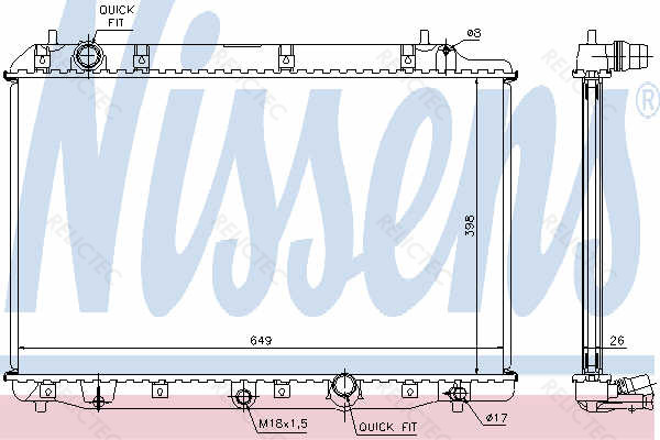 Coolant Radiator Honda:FR-V,CR-V II 2 19010-RMA-E01 R13535 | eBay
